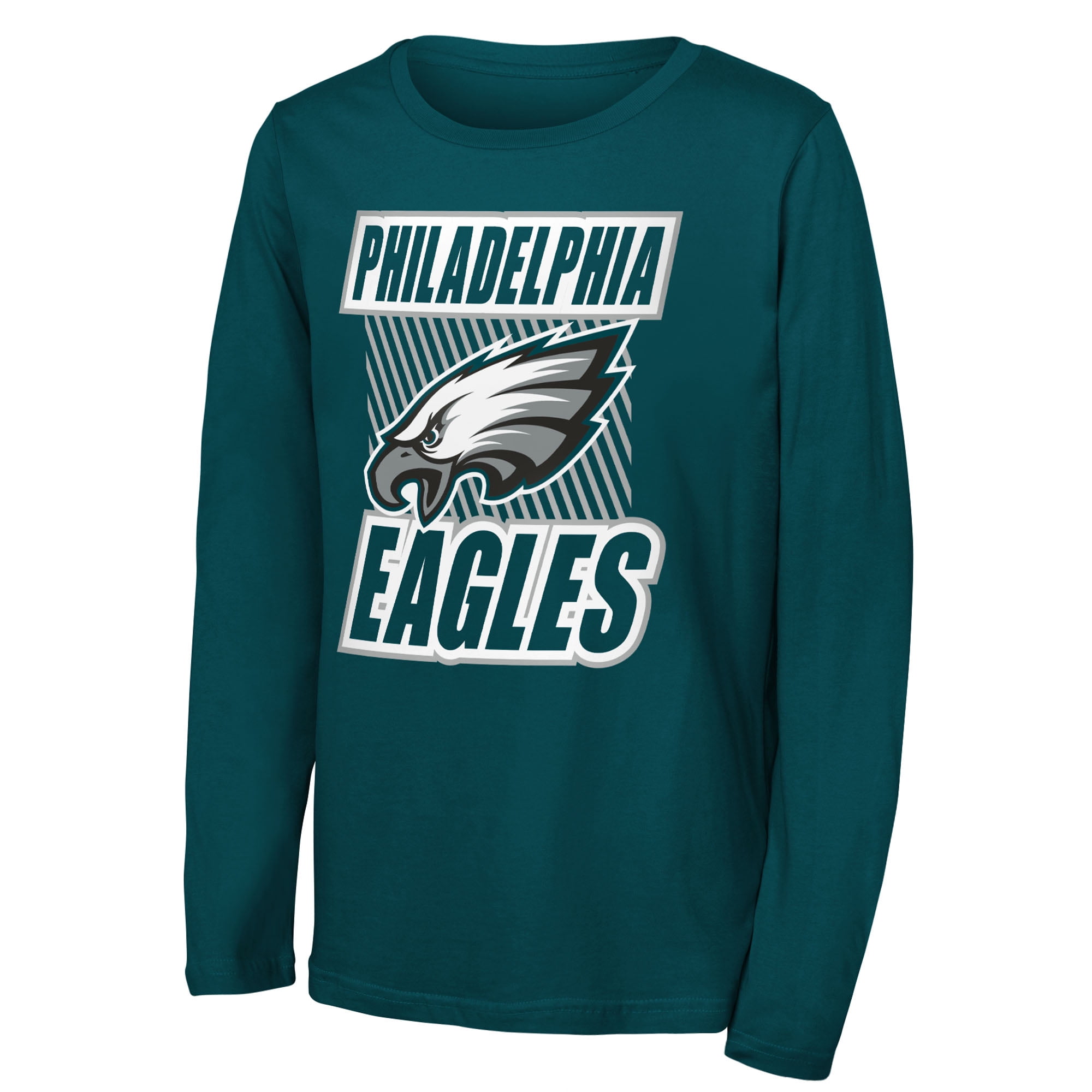Youth Outerstuff Midnight Green Philadelphia Eagles Never Settle Long ...