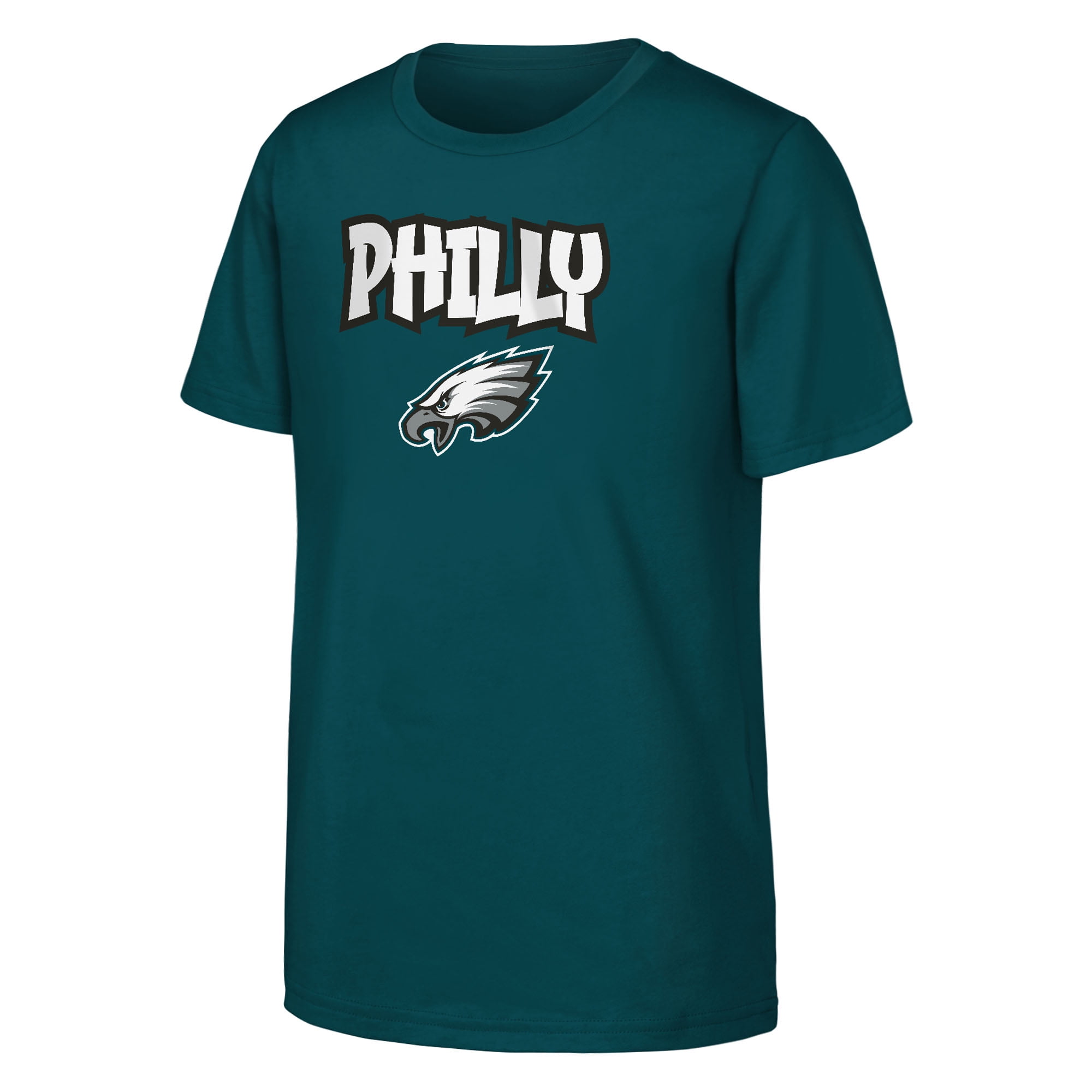 Youth Outerstuff Midnight Green Philadelphia Eagles Team Spirit T-Shirt ...