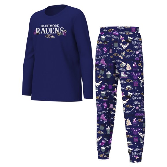 Baltimore Ravens Pajamas, Sweatpants & Loungewear in Baltimore Ravens ...