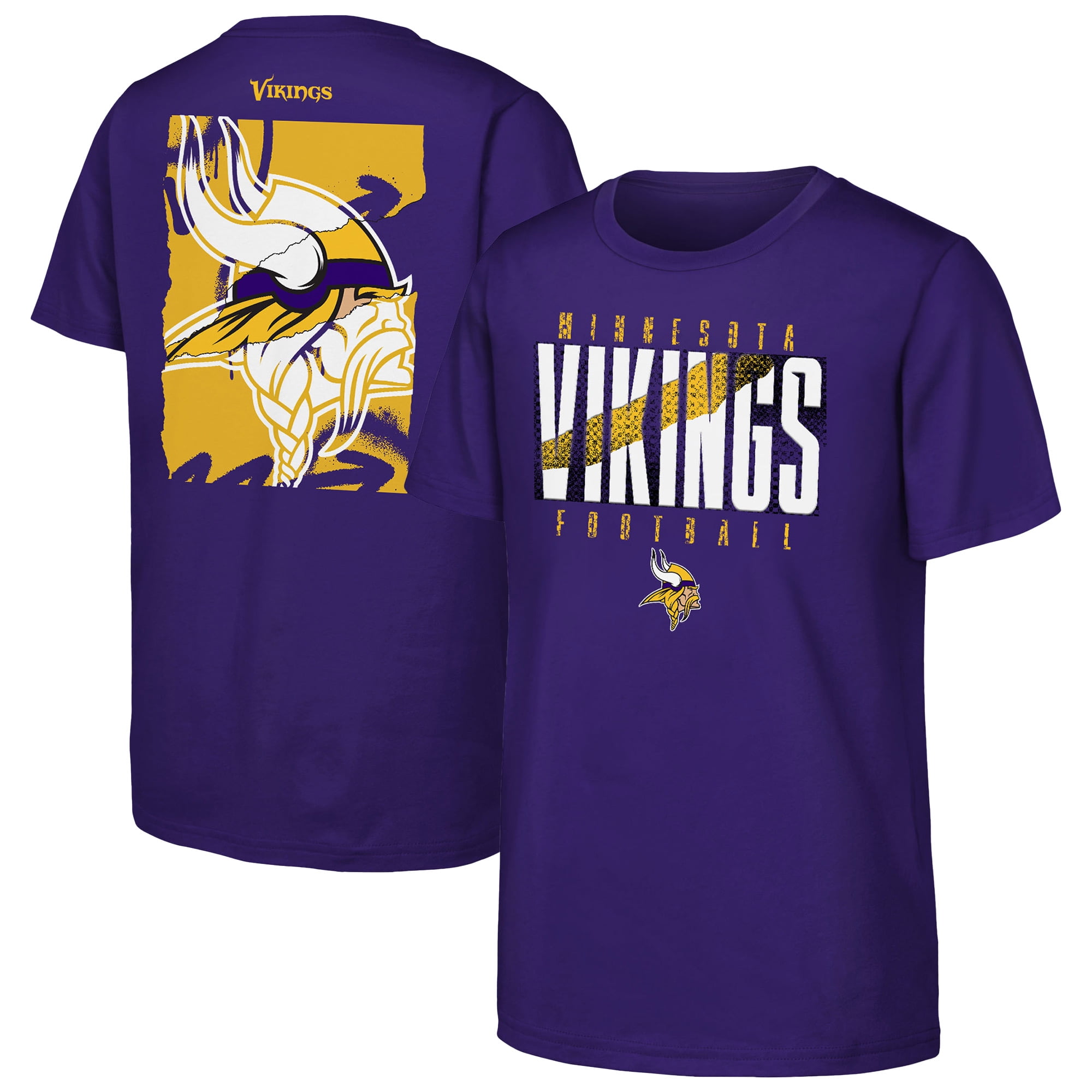 Youth Outerstuff Purple Minnesota Vikings Posterize T-Shirt - Walmart.com