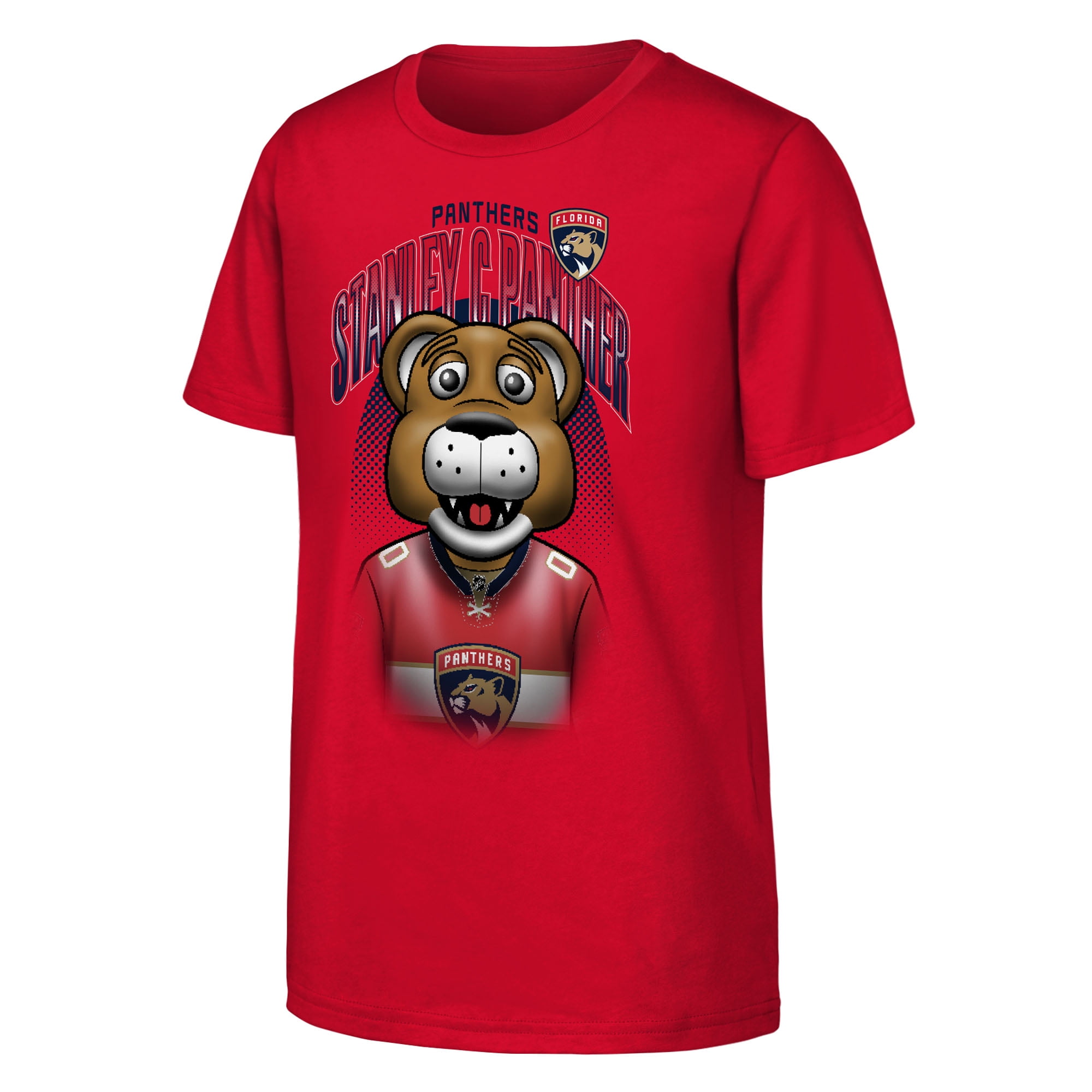 Youth Outerstuff Red Florida Panthers Mascot Highlight T-Shirt ...