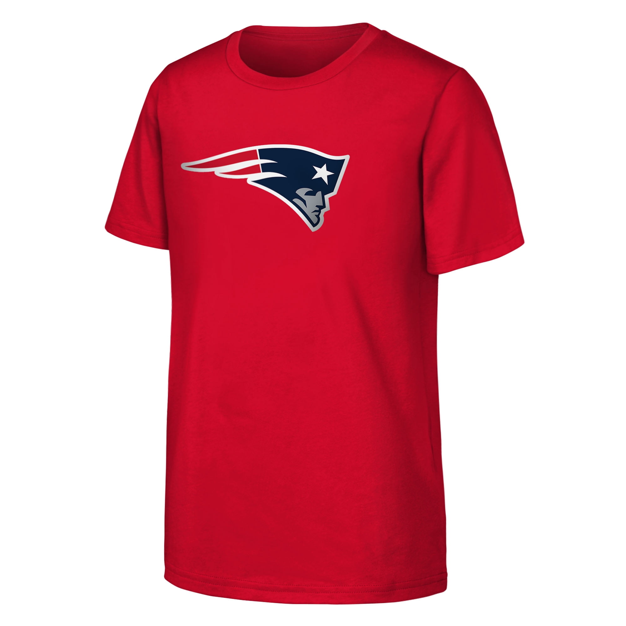Youth Outerstuff Red New England Patriots Primary Logo T-Shirt ...