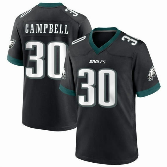 Youth Philadelphia Campbell 30 Black Sports Player Game Stitched Name ...