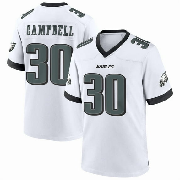 Youth Philadelphia Campbell 30 White Sports Player Game Stitched Name ...