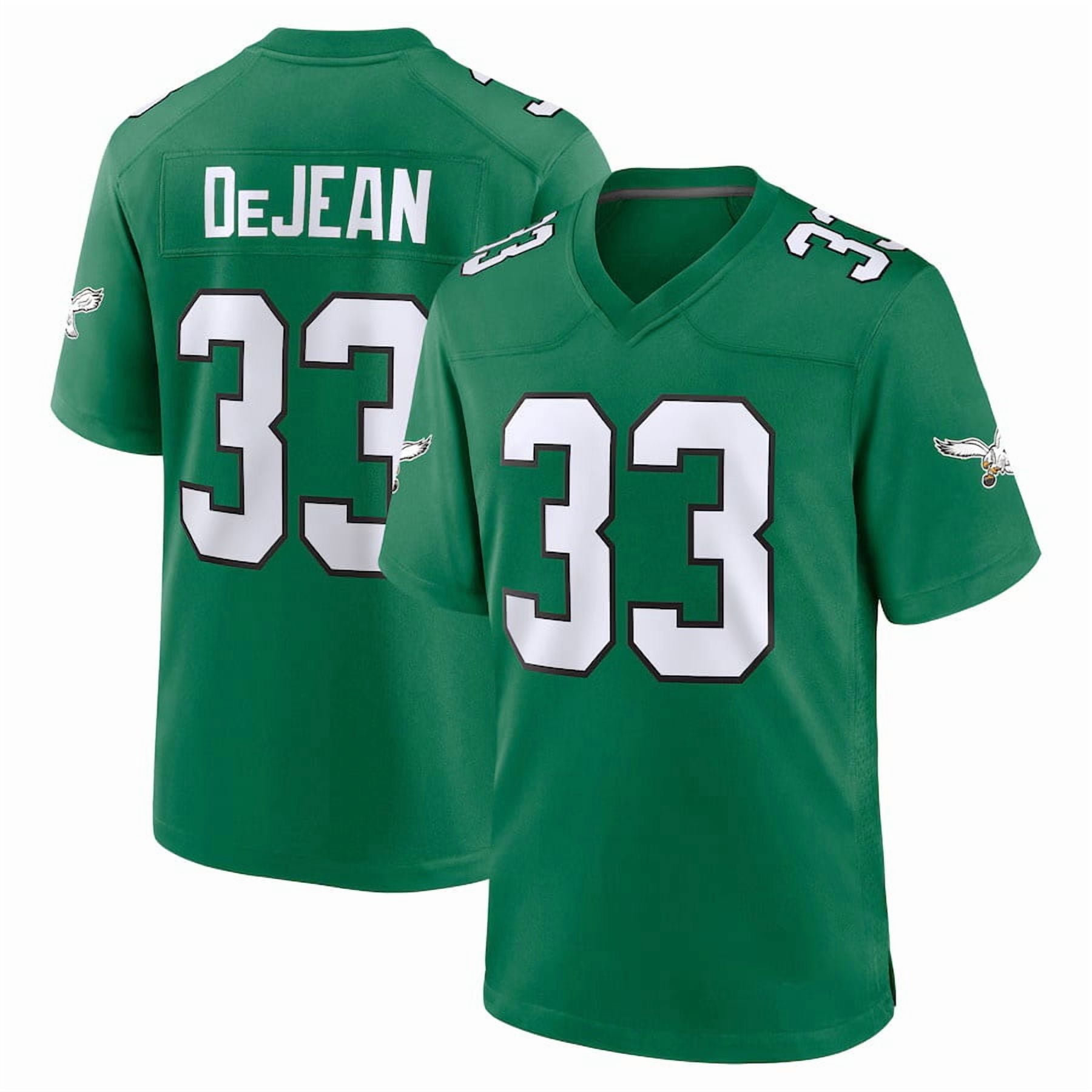 Youth Philadelphia DeJean 33 Kelly Green Sports Player Game Stitched ...