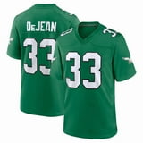 Youth Philadelphia DeJean 33 Kelly Green Sports Player Game Stitched ...