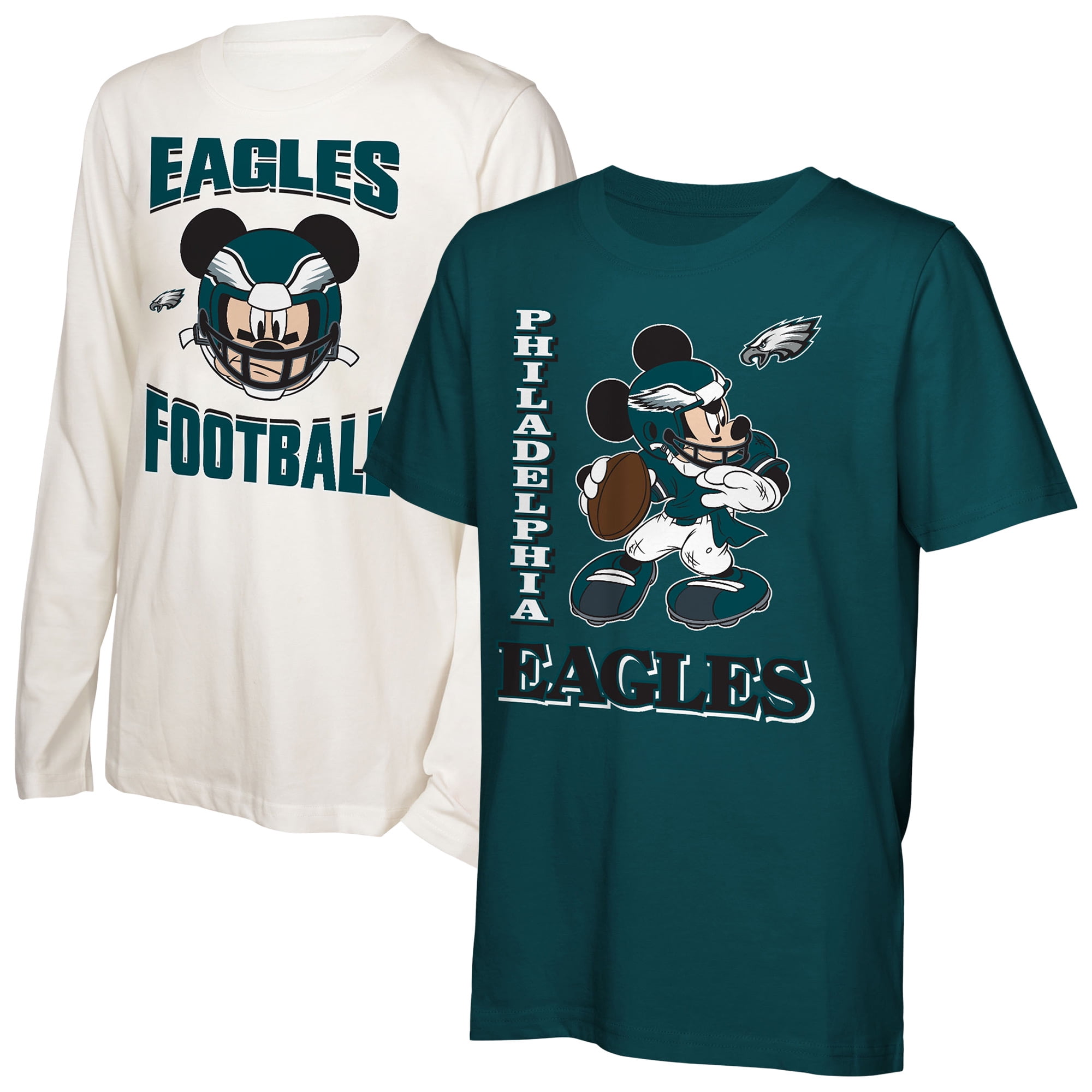 Youth Philadelphia Eagles Quarterback Mickey T-Shirt Combo Pack ...