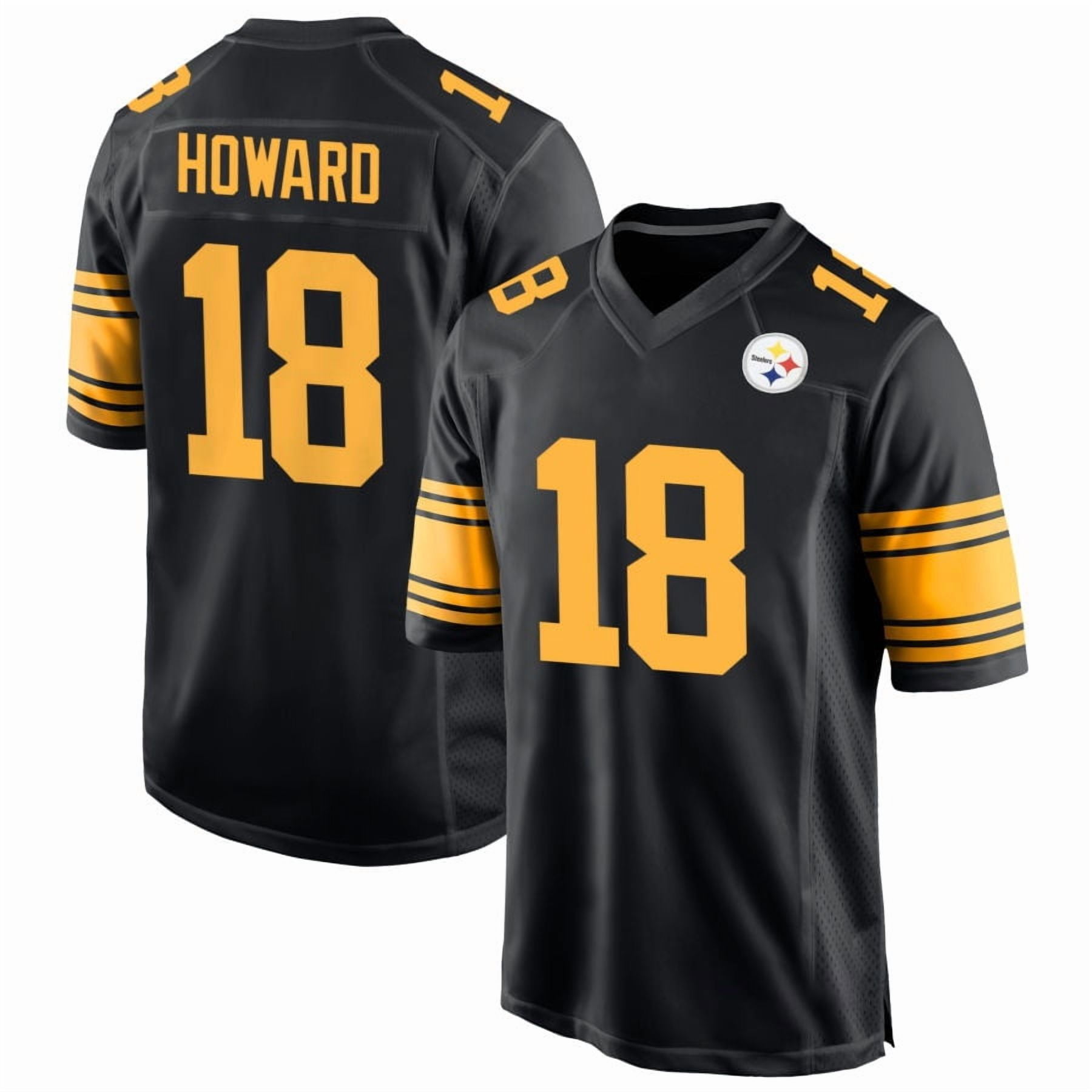 Youth Pittsburgh Howard 18 Black Alternate Sports Player Game Stitched ...