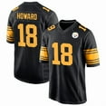 Youth Pittsburgh Howard 18 Black Alternate Sports Player Game Stitched ...