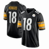 Youth Pittsburgh Howard 18 Black Sports Player Game Stitched Name ...