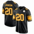 Youth Pittsburgh Johnson 20 Black Alternate Sports Player Game Stitched ...