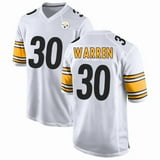 Youth Pittsburgh Warren 30 White Sports Player Game Stitched Name ...