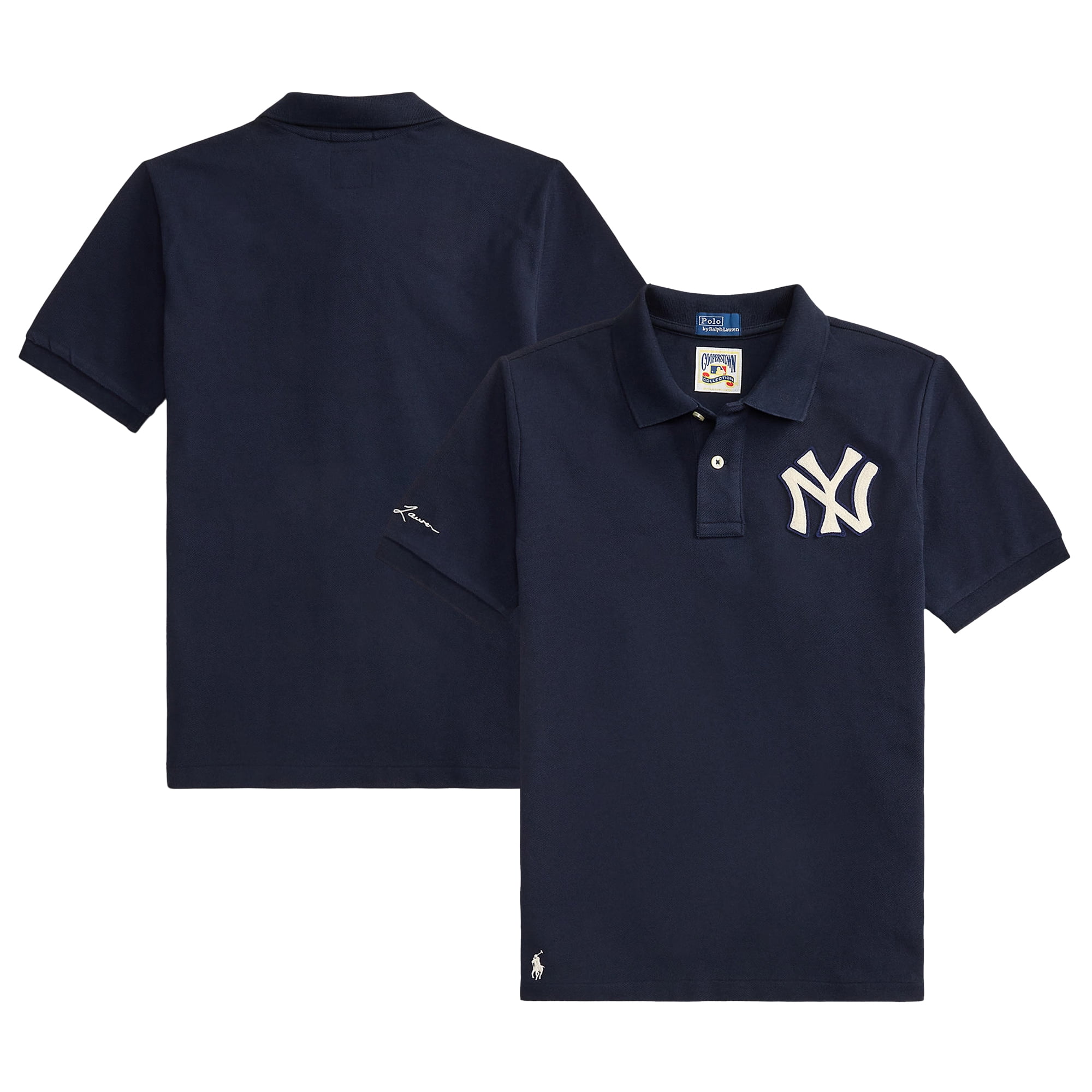 Youth Polo Ralph Lauren Navy Yankees Polo Shirt - Walmart.com