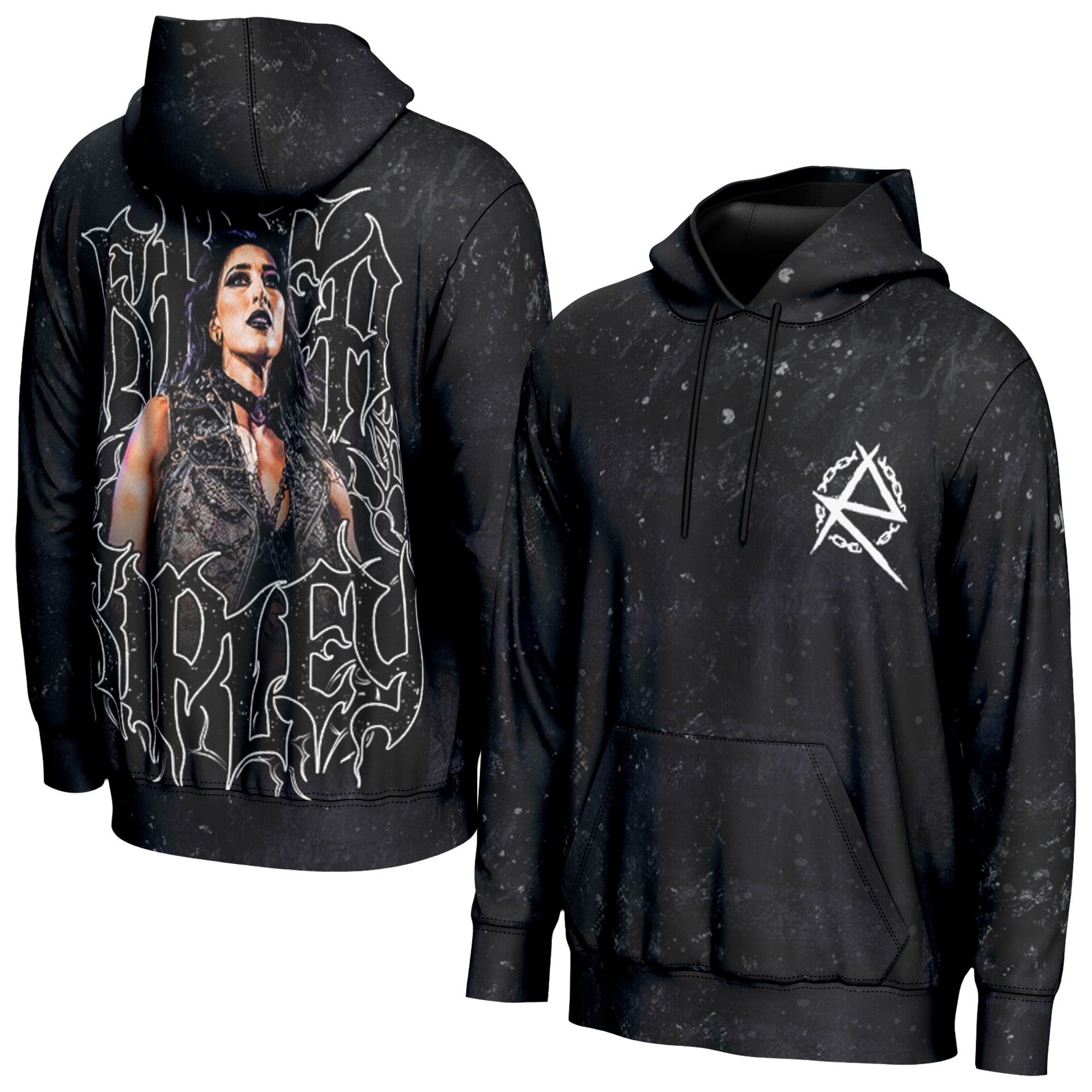 Youth ProSphere Black Rhea Ripley Superstar Hoodie - Walmart.com