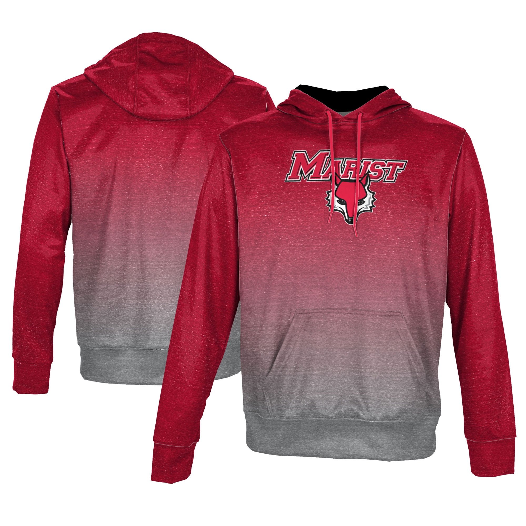 Youth ProSphere Red Marist Red Foxes Ombre Pullover Hoodie - Walmart.com