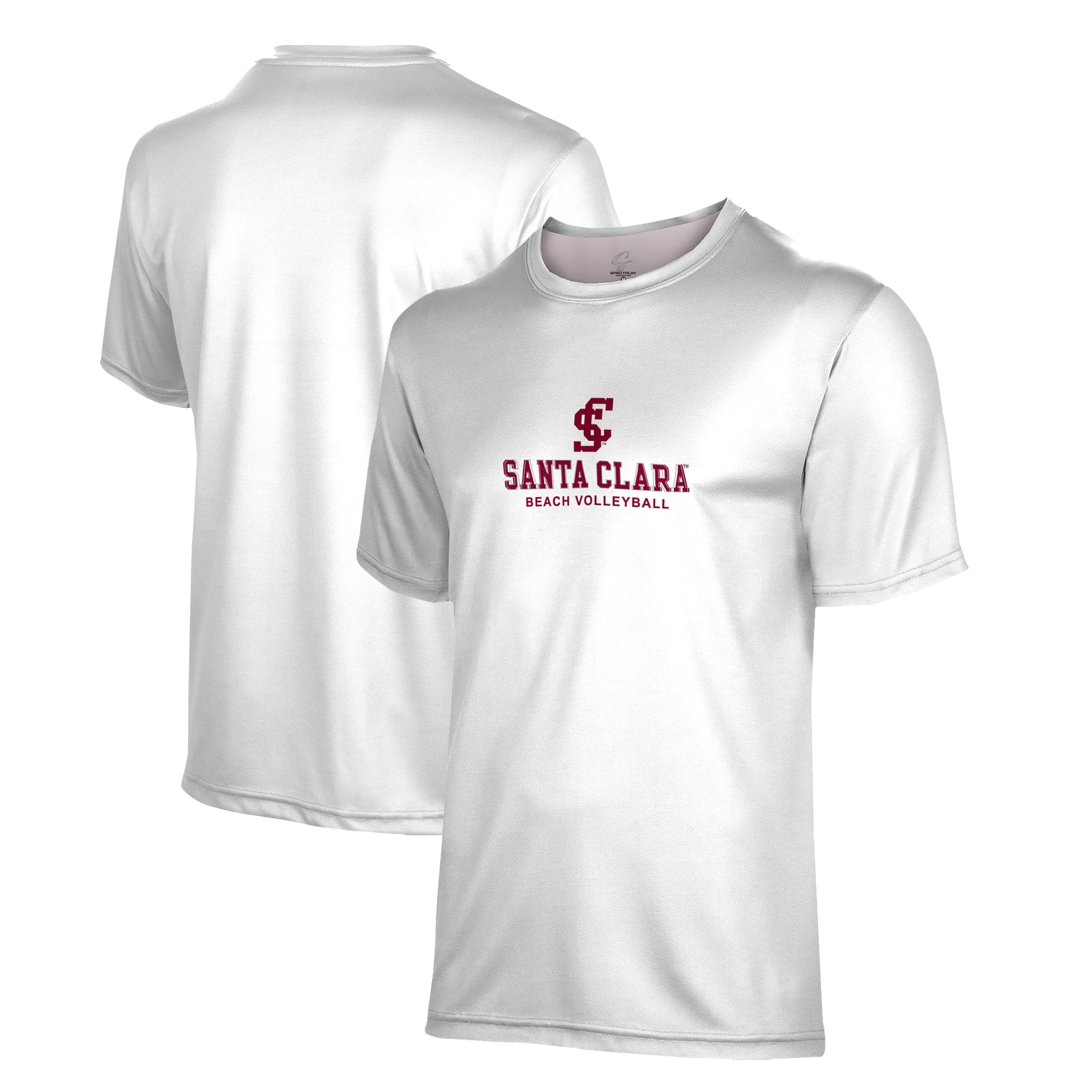Youth ProSphere White Santa Clara Broncos Beach Volleyball T-Shirt ...