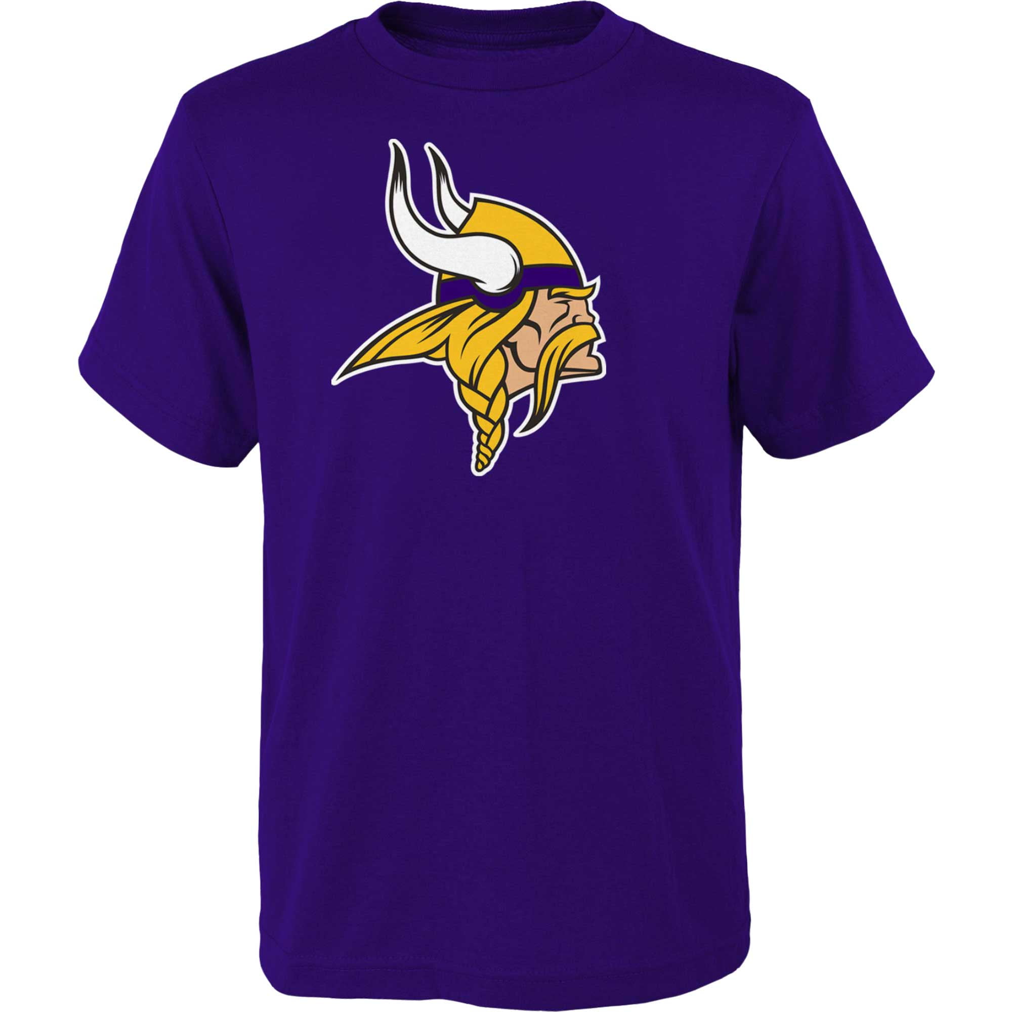 Youth Outerstuff Purple Minnesota Vikings Primary Logo T-Shirt ...