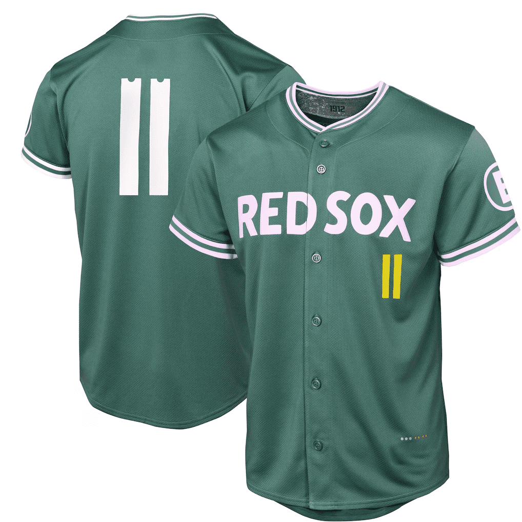 Youth Rafael Devers#11 Jersey Red_Sox Team Jersey Baseball Team Sport T-Shirts Player Game ...