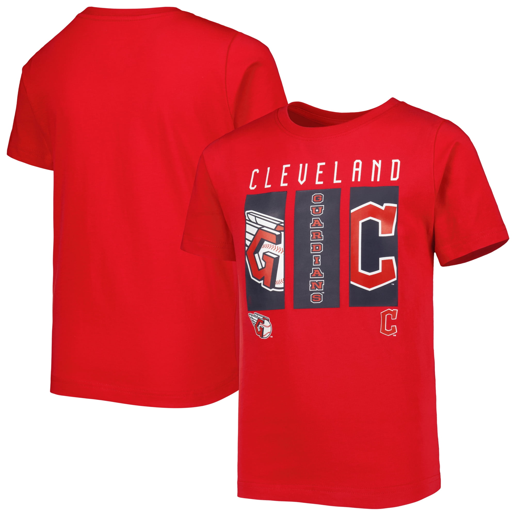 Youth Red Cleveland Guardians Logo T-Shirt - Walmart.com
