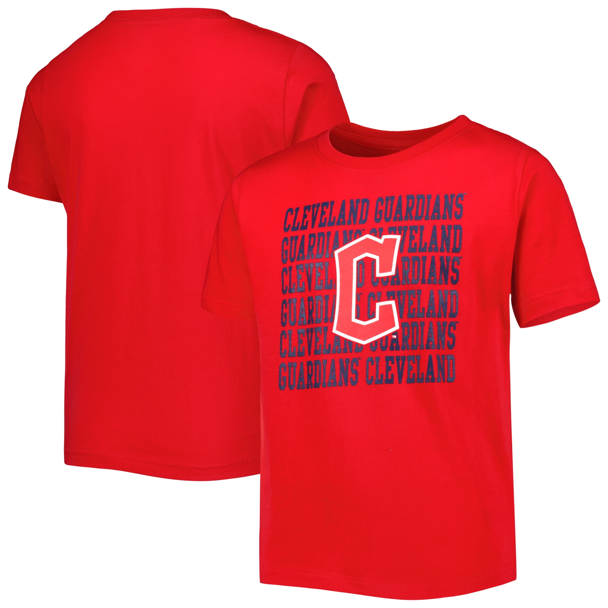 Youth Red Cleveland Guardians Repeat Logo T-Shirt - Walmart.com