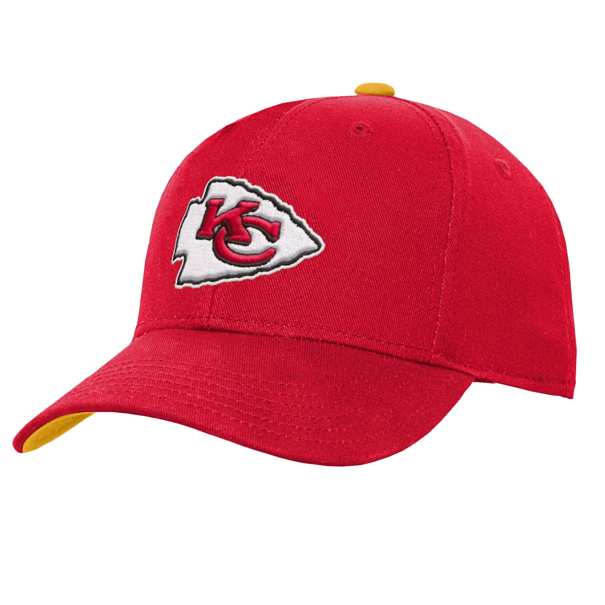 Youth Red Kansas City Chiefs Team Pre-Curved Adjustable Hat - Walmart.com