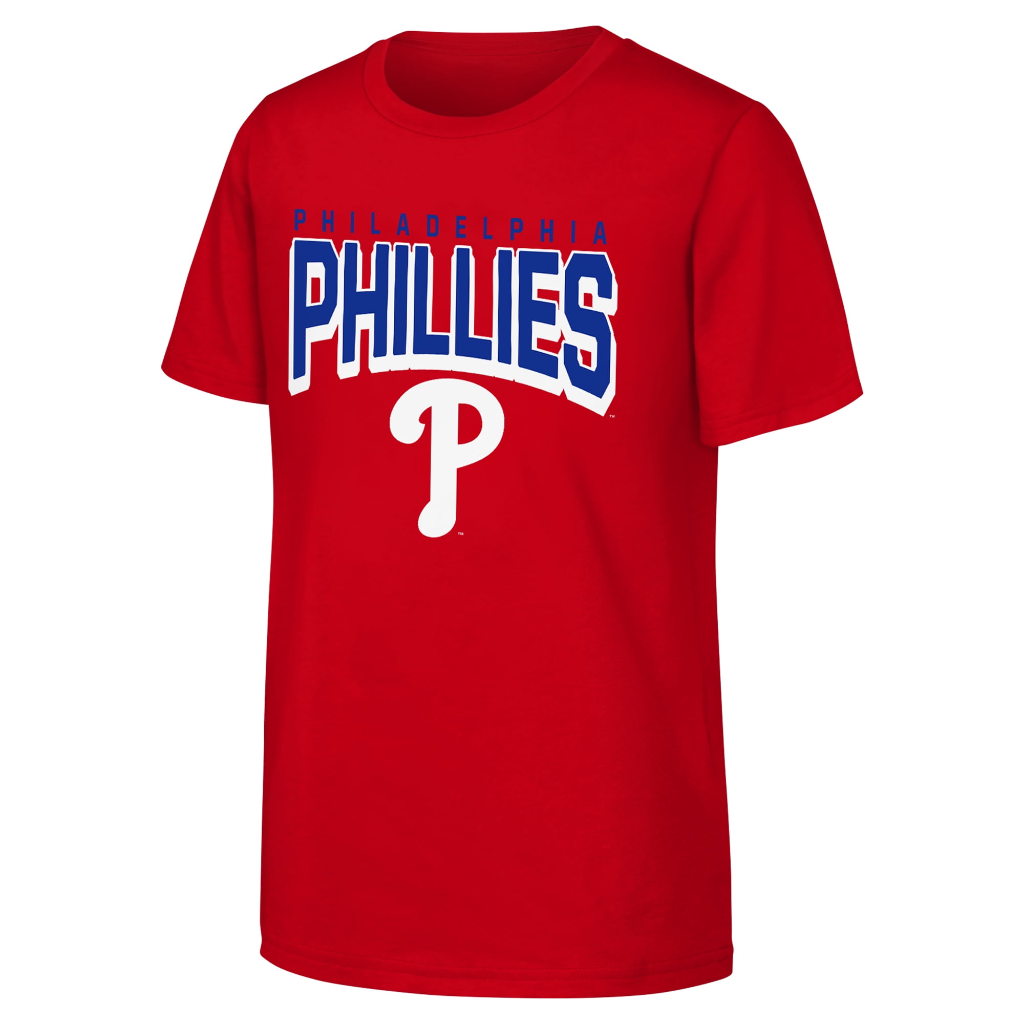 Youth Red Philadelphia Phillies On The Block T-Shirt - Walmart.com