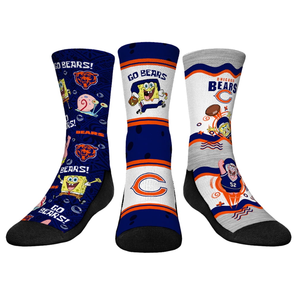 Youth Rock Em Socks Chicago Bears NFL x Nickelodeon Spongebob ...