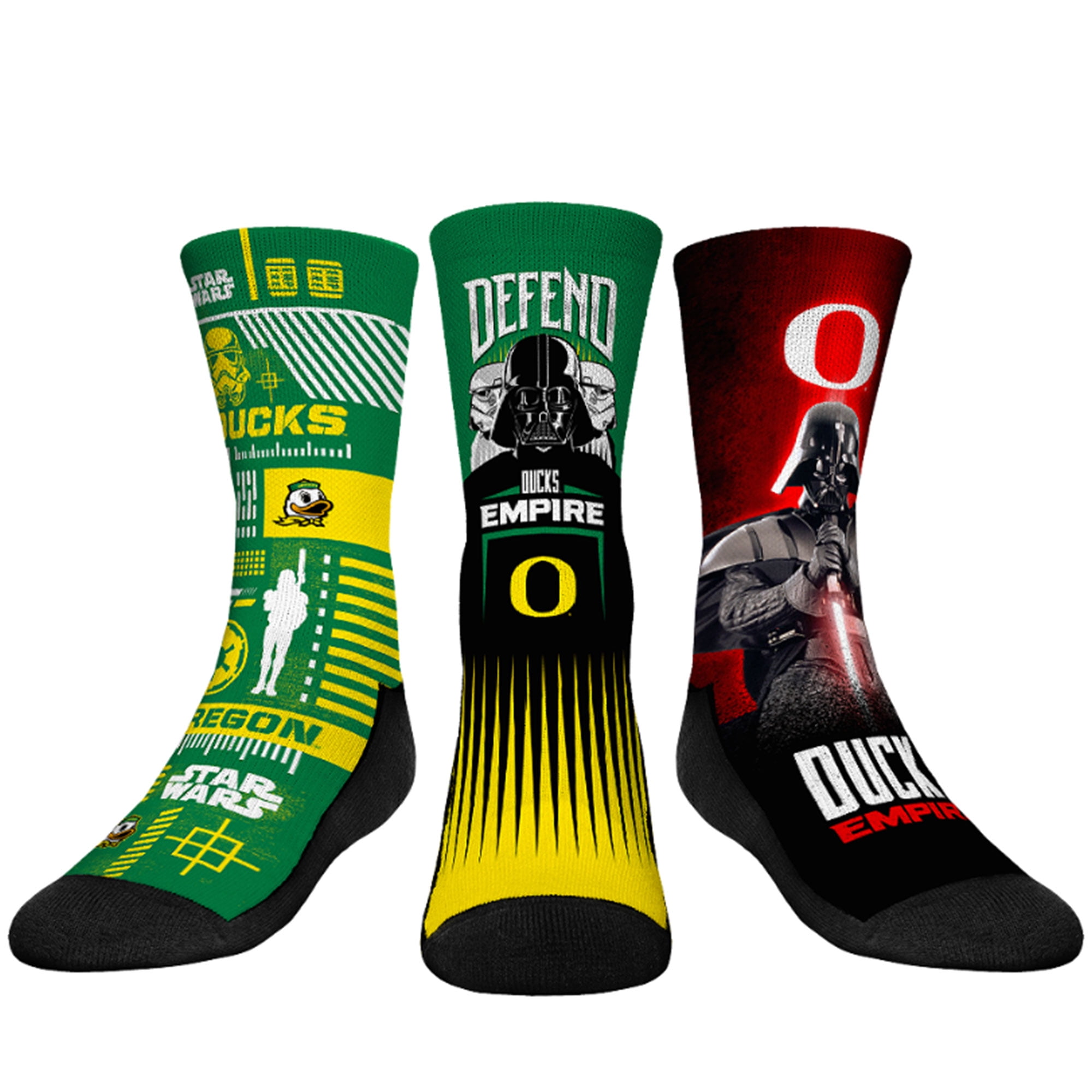 Youth Rock Em Socks Darth Vader & Stormtrooper Oregon Ducks Star Wars ...