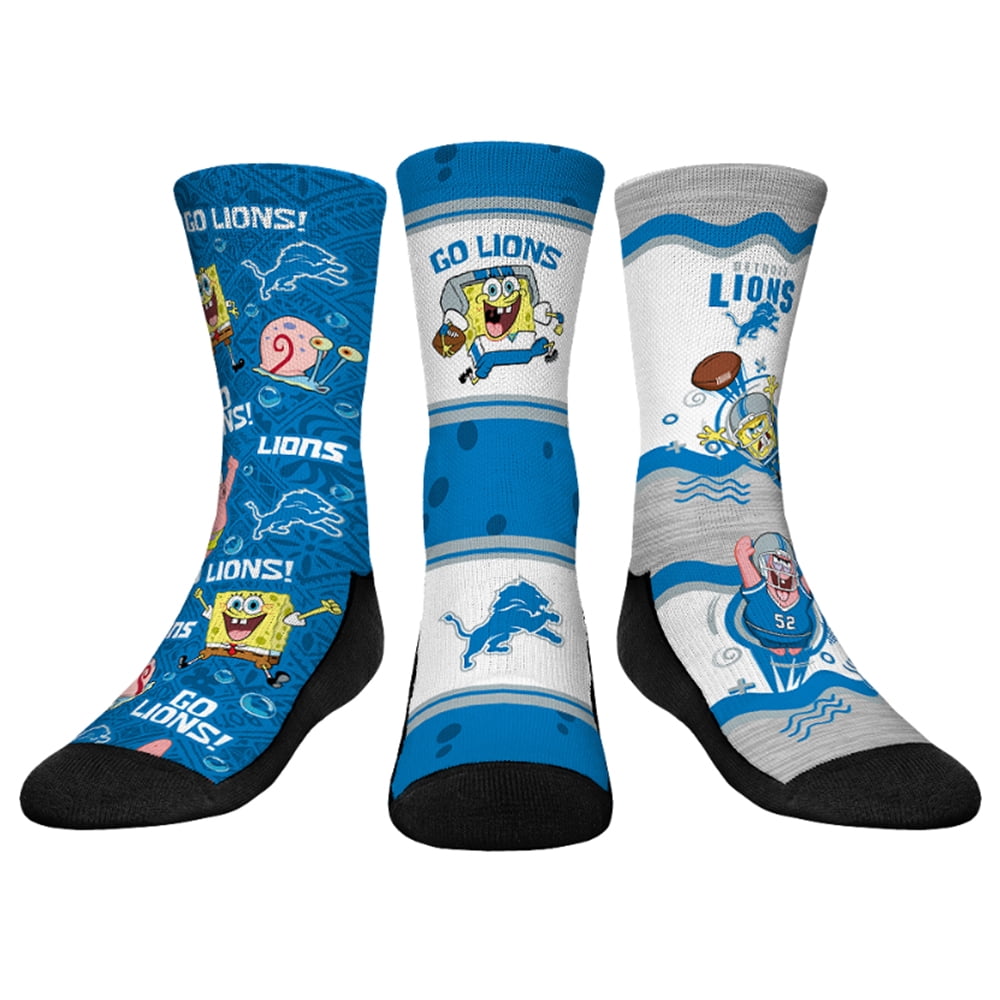 Youth Rock Em Socks Detroit Lions NFL x Nickelodeon Spongebob ...