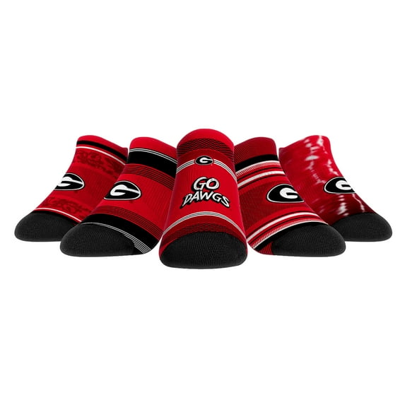 Youth Rock Em Socks Georgia Bulldogs Super Fan Five-Pack Low-Cut Socks ...