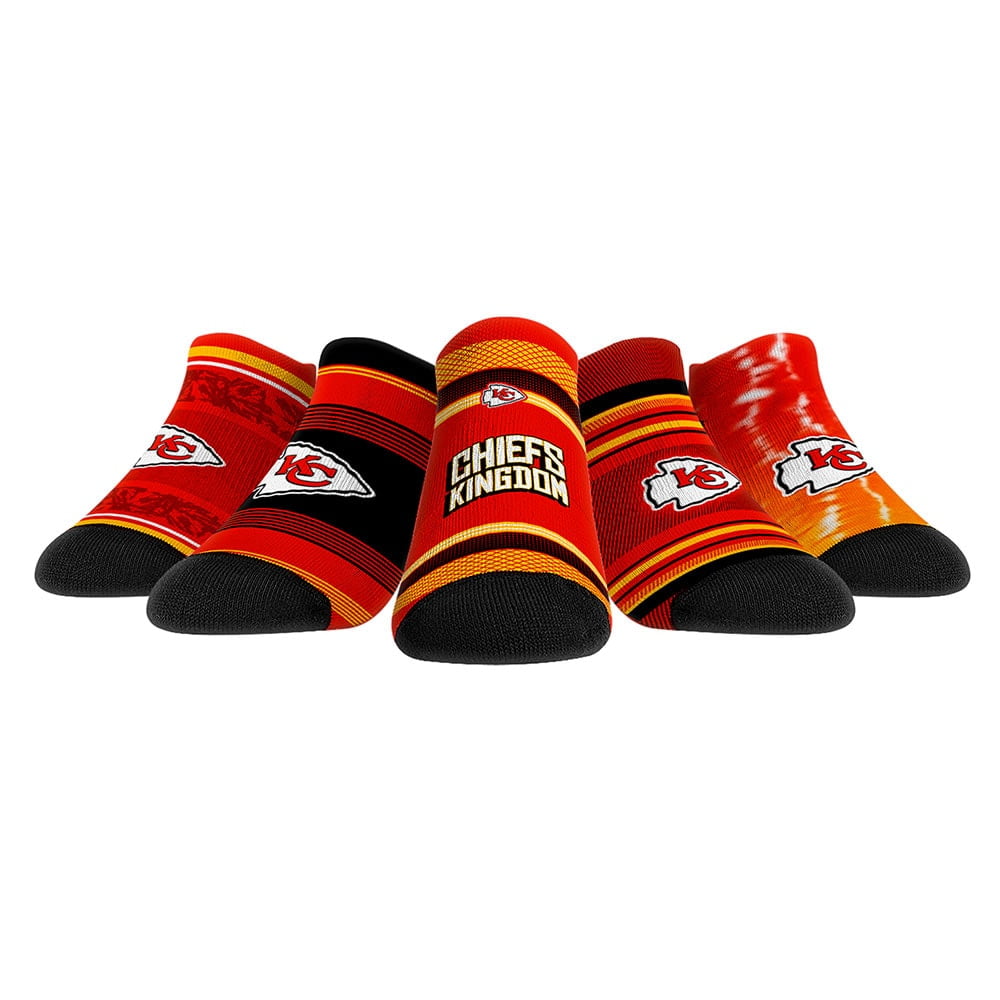 Youth Rock Em Socks Kansas City Chiefs Super Fan Five-Pack Low-Cut ...