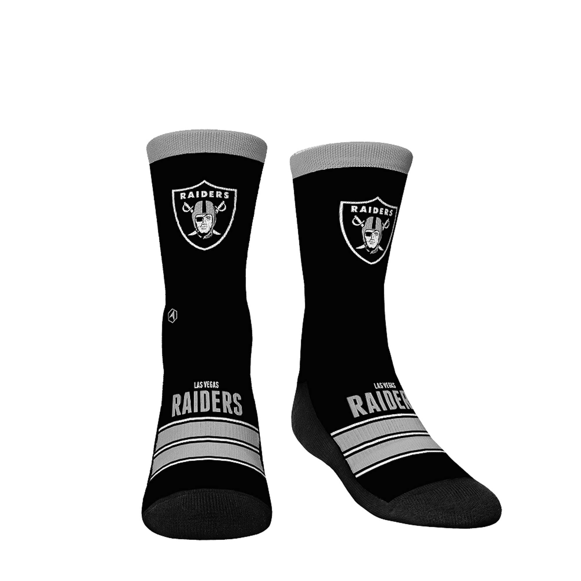 Youth Rock Em Socks Las Vegas Raiders Gametime Stripe-Crew Socks ...