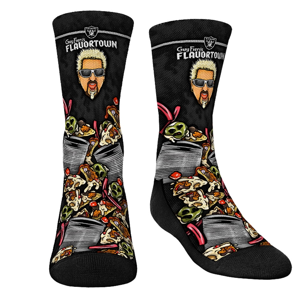 Youth Rock Em Socks Las Vegas Raiders NFL x Guy Fieri-s Flavortown Crew ...