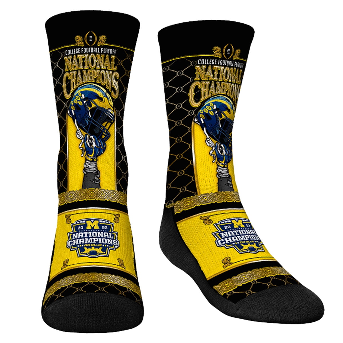 Youth Rock Em Socks Navy Michigan Wolverines College Football Playoff ...