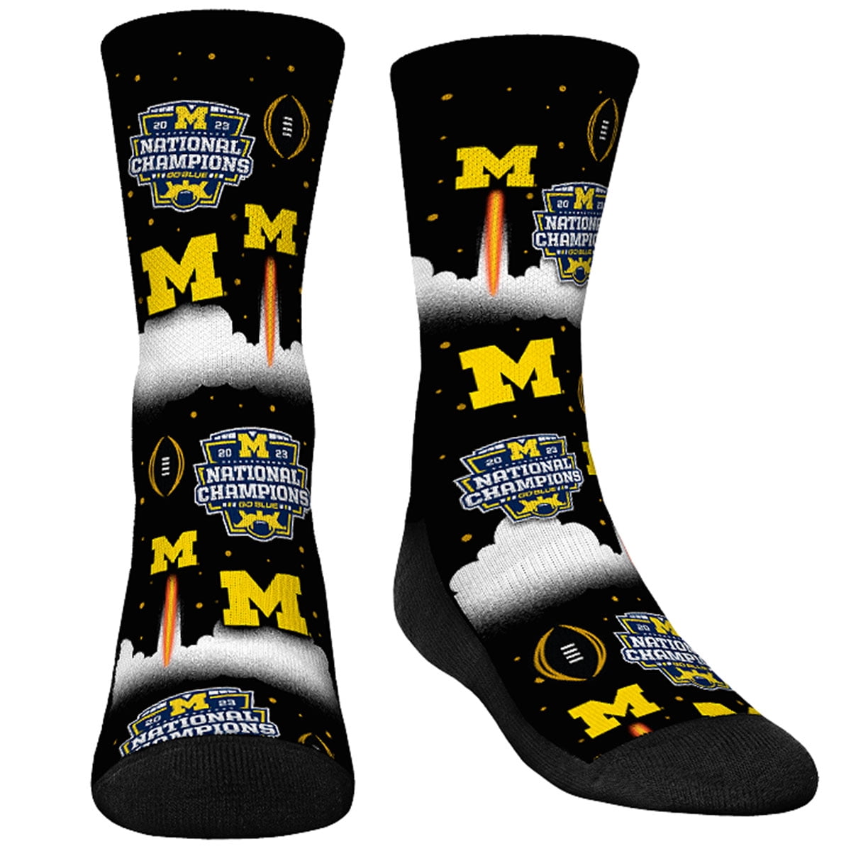 Youth Rock Em Socks Navy Michigan Wolverines College Football Playoff ...