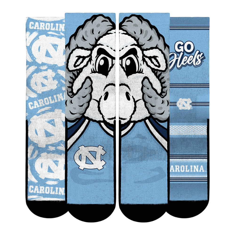 Youth Rock Em Socks North Carolina Tar Heels Fan Favorite Three-Pack ...