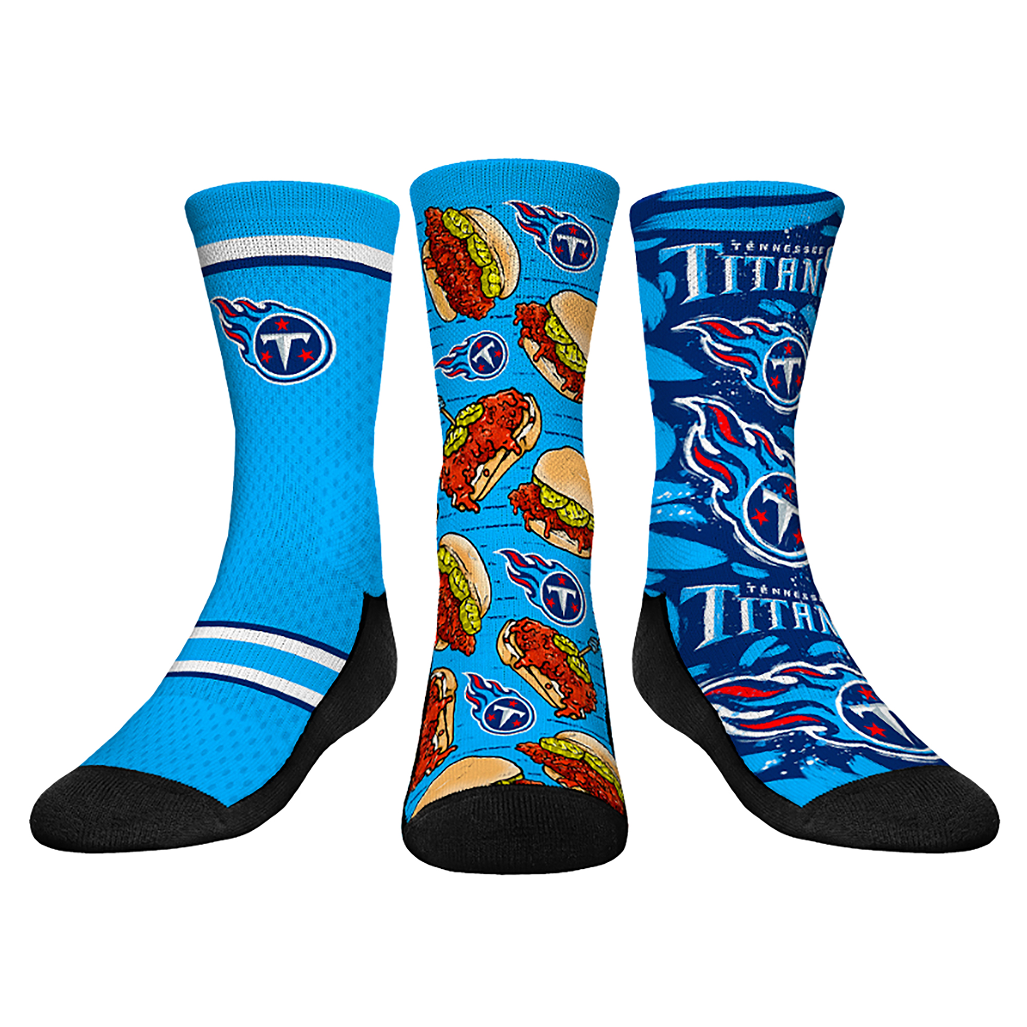 Youth Rock Em Socks Tennessee Titans Fan Favorite Three-Pack Crew Sock ...
