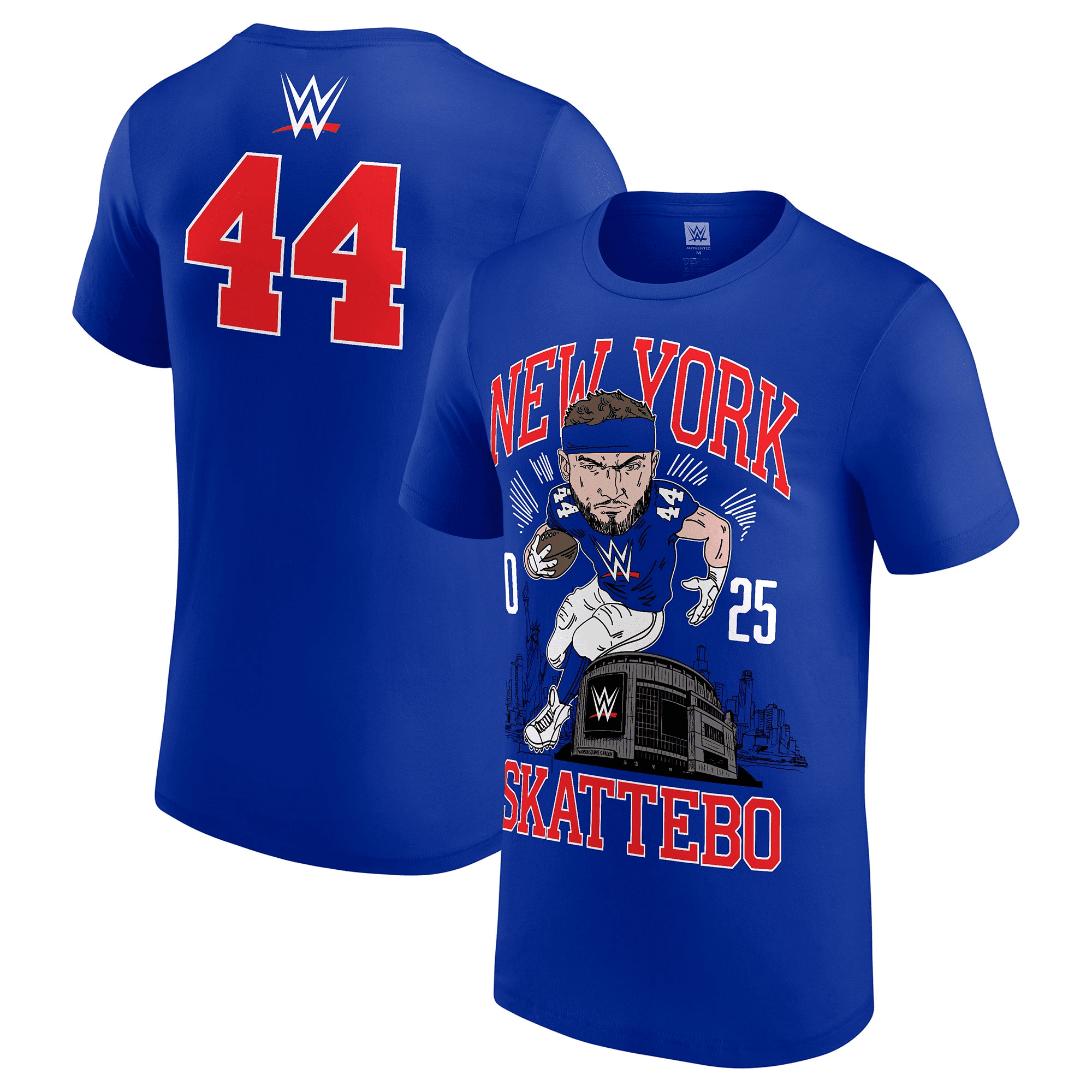 Youth Royal Cam Skattebo x WWE New York T-Shirt - Walmart.com