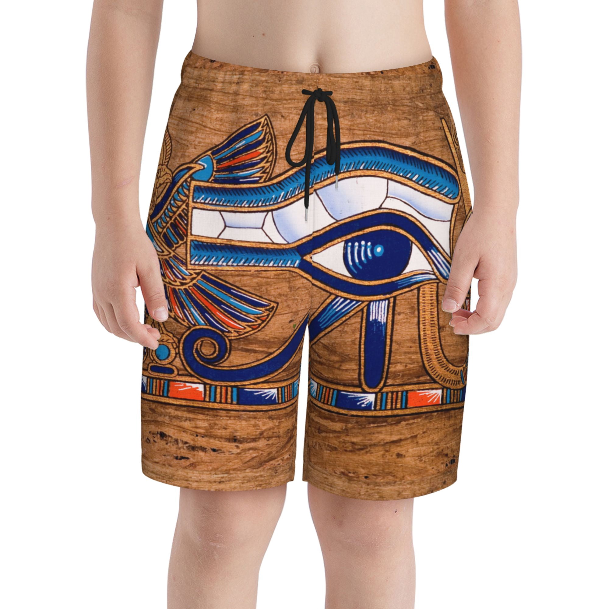 Youth'S Swim Trunks Egyptian Papyrus Depicting The Horus Eye Swim ...