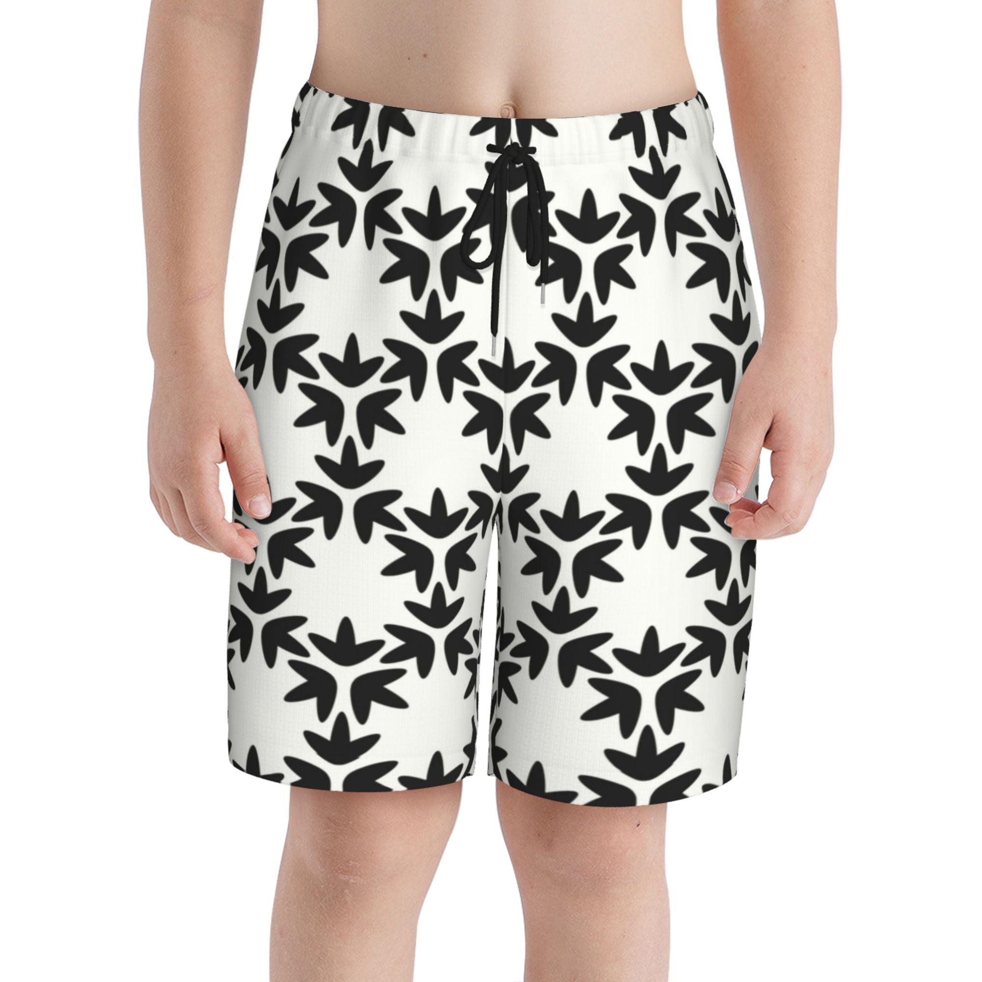 Youth'S Swim Trunks Flower Background Swim Shorts Print Beach Board ...