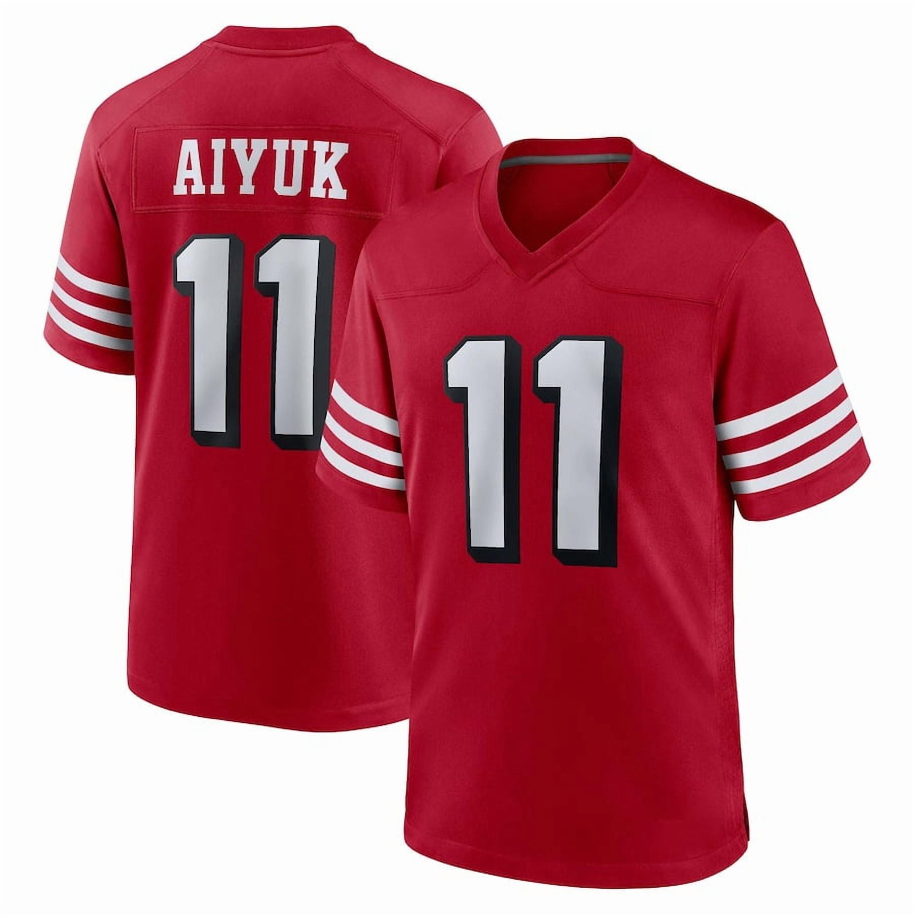 Youth San Francisco Aiyuk 11 Scarlet Alternate Sports Player Game ...