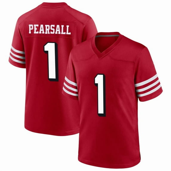 Youth San Francisco Pearsall 1 Scarlet Alternate Sports Player Game ...
