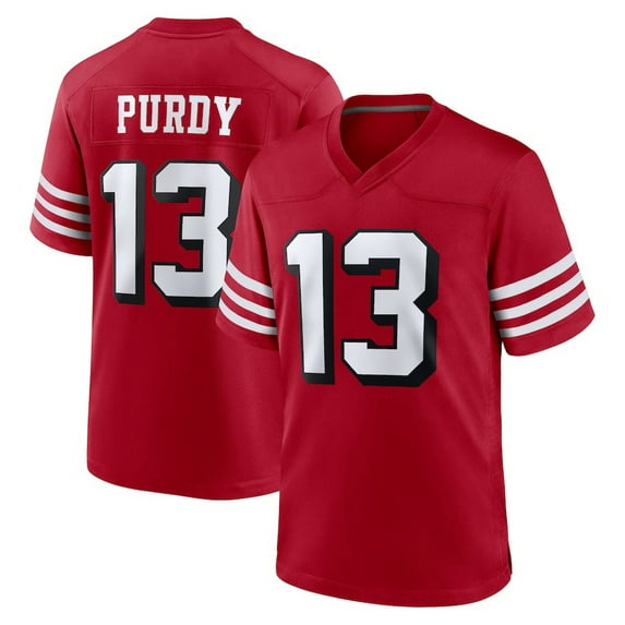Youth San Francisco Purdy 13 Scarlet Alternate Sports Player Game ...