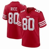 Youth San Francisco Rice 80 Scarlet Sports Player Game Stitched Name ...
