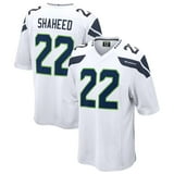 Youth Seattle Shaheed 22 White Sports Player Game Stitched Name Number T-Shirts, Large - Walmart.com
