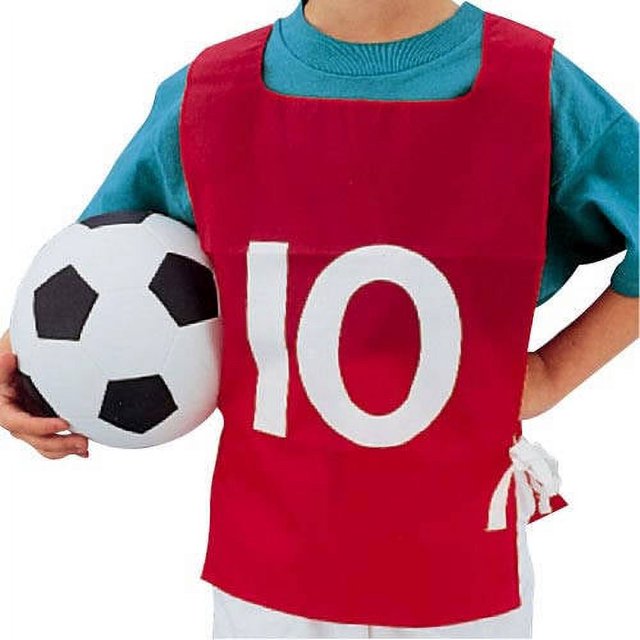 Youth-Size Numbered Nylon Pinnies, One Dozen - Walmart.com