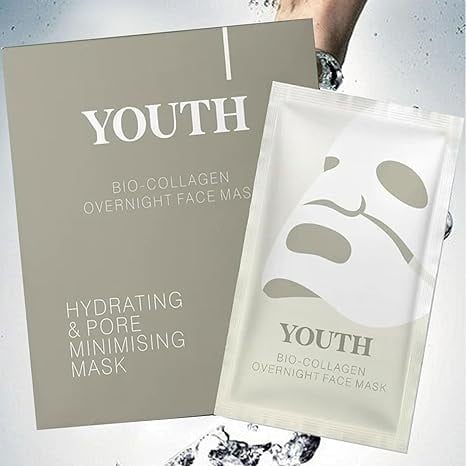 Youth Skin Collagen Mask,Bio Collagen Face Mask Overnight,Youth Face ...