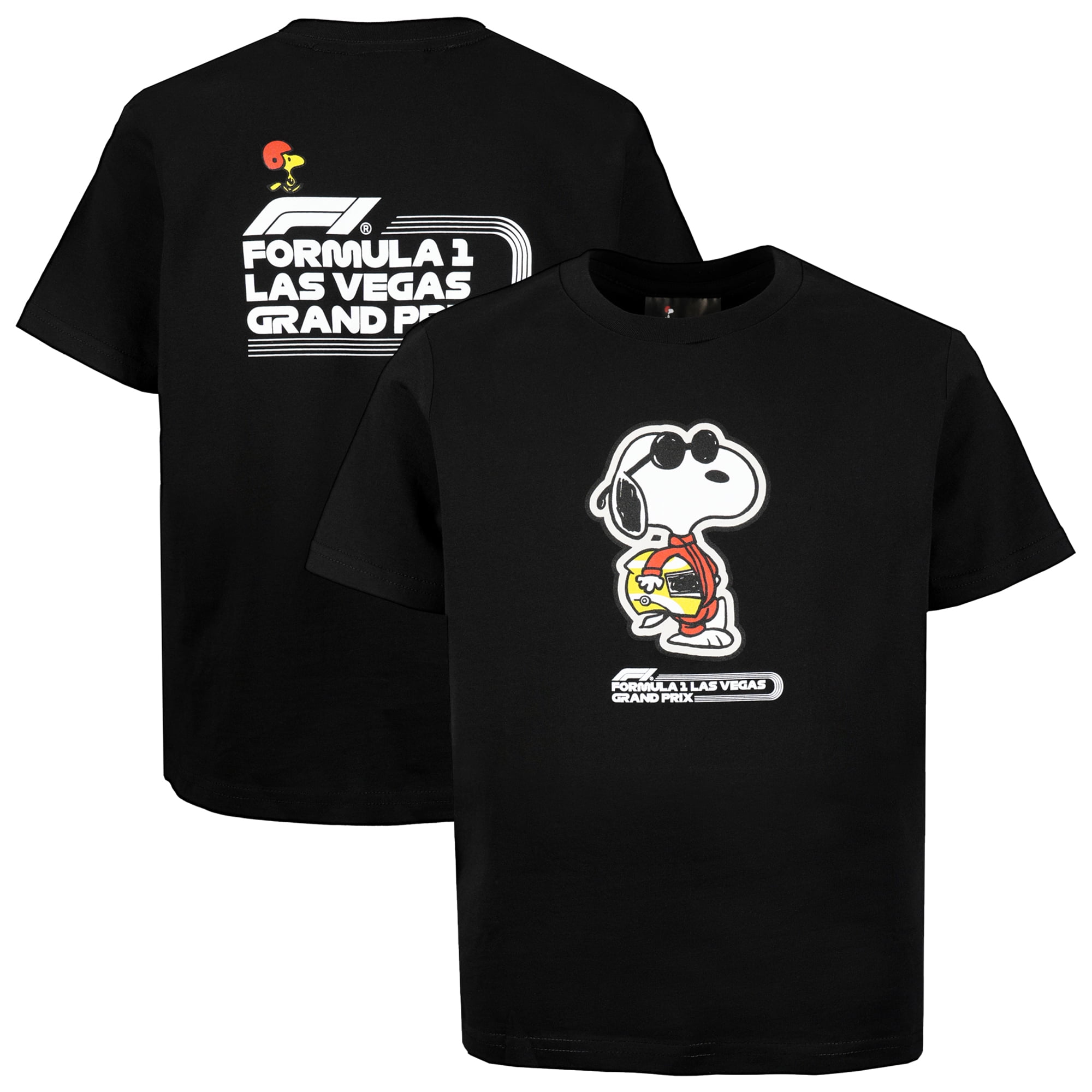 Youth Snoopy Black Formula 1 x Peanuts 2024 Las Vegas Grand Prix Joe ...