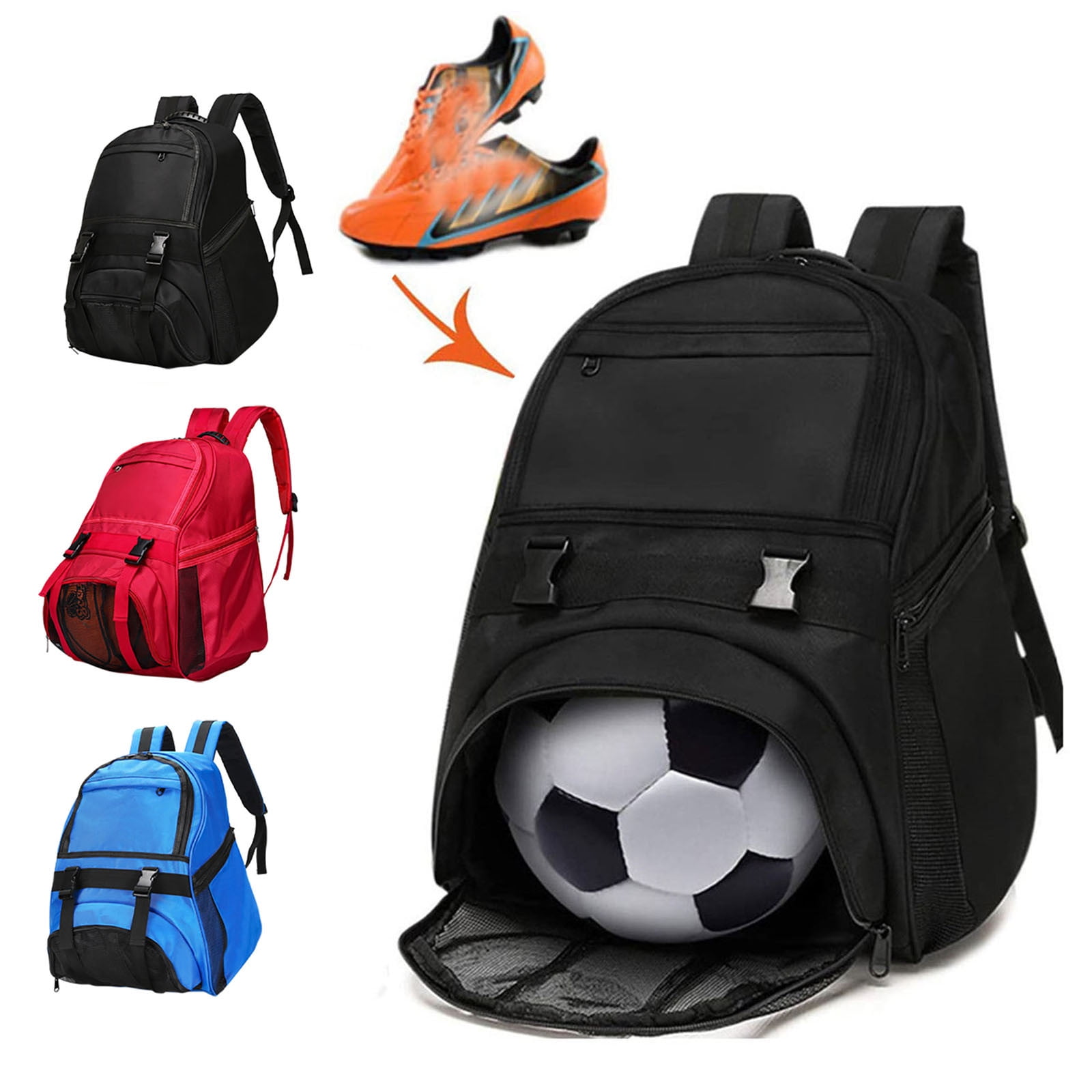 Youth Sports Backpack, Basketball Soccer Volleyball, Backpack, Separate ...