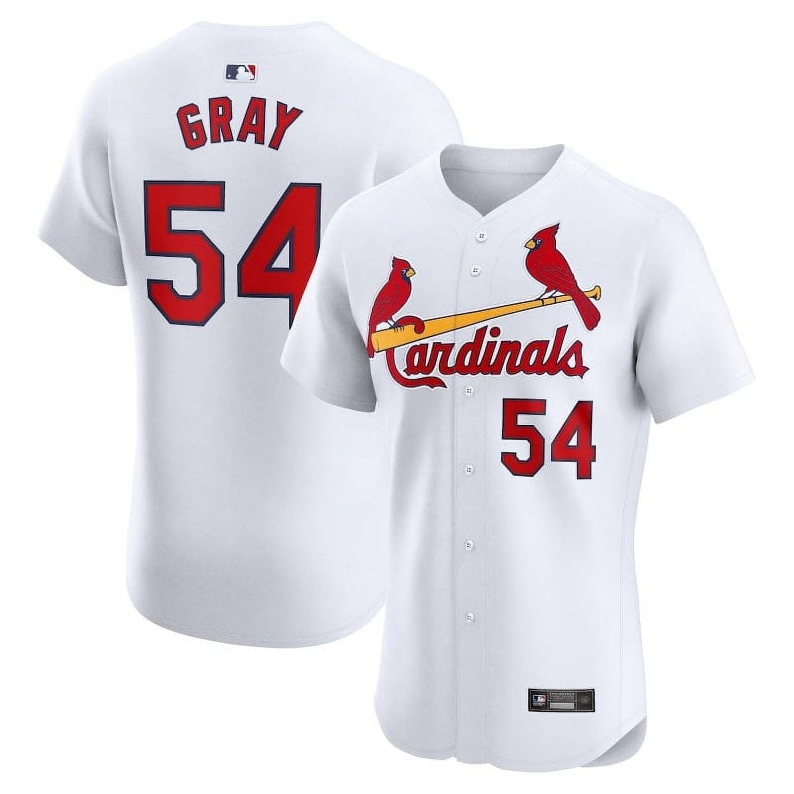 Youth St._ Louis_Cardinals #54 Gray Fans Apparel Baseball Jersey Home ...